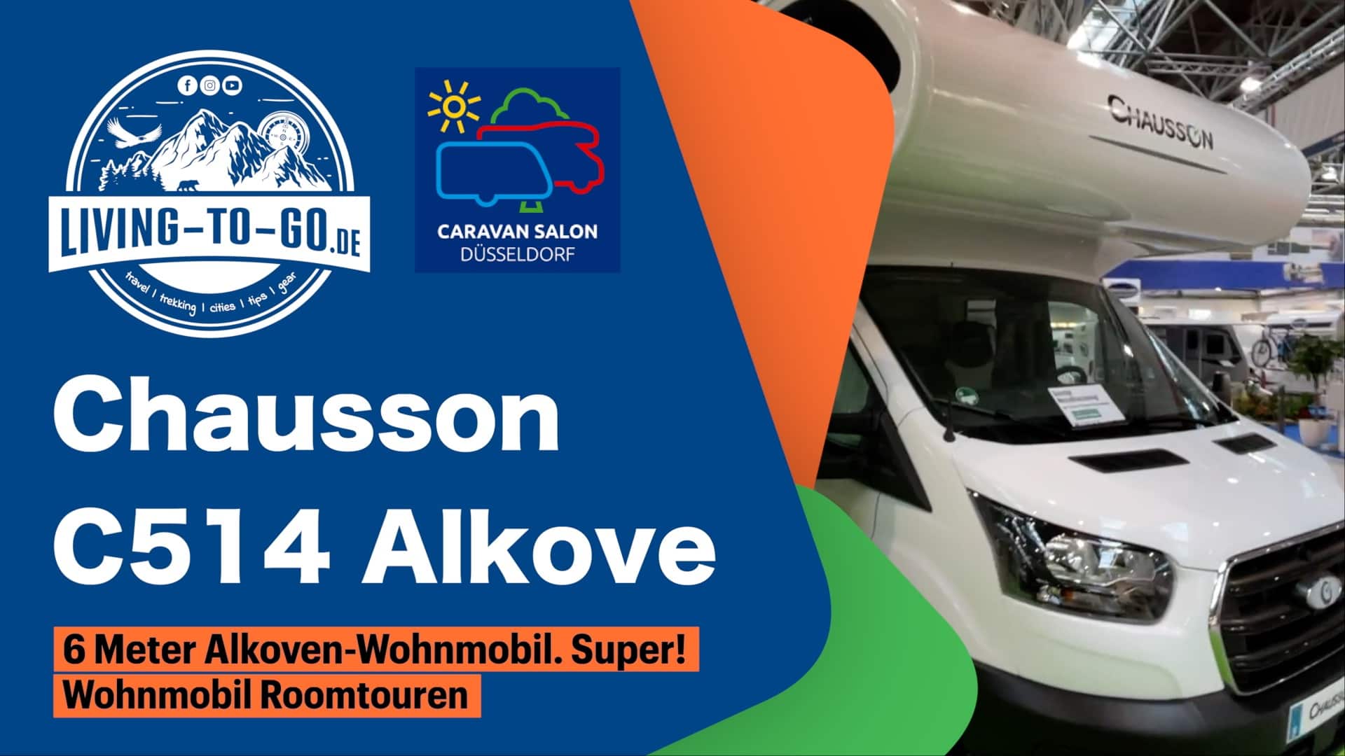 Chausson C514 Alkoven Wohnmobil mit nur 6 Meter Länge - Living-to-go.de