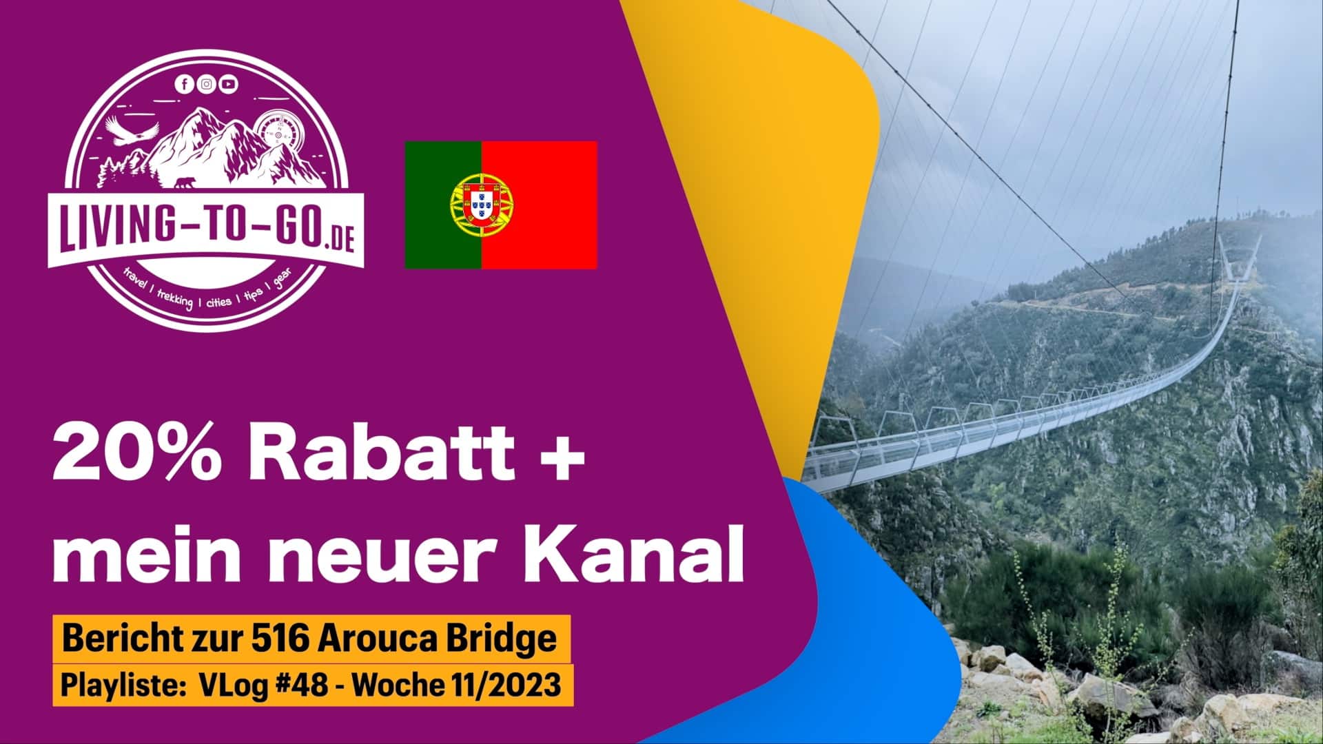 VLog 48 - 20% Wattstunden Rabatt, mein neuer YouTube Kanal, Arouca ...